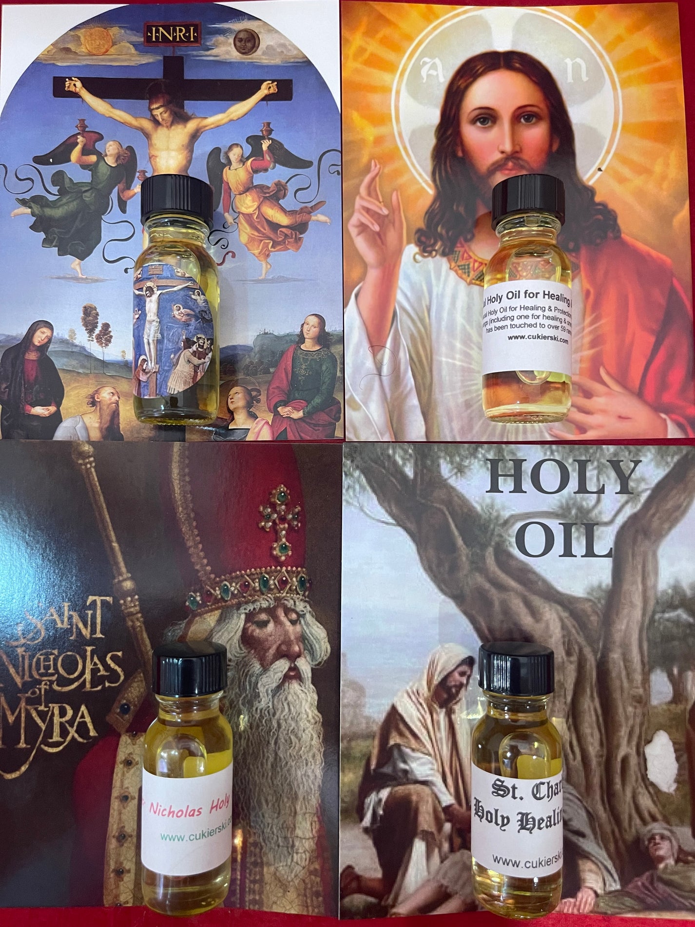 Holy Oil Set for Healing and Spiritual Protection – Cukierski Family